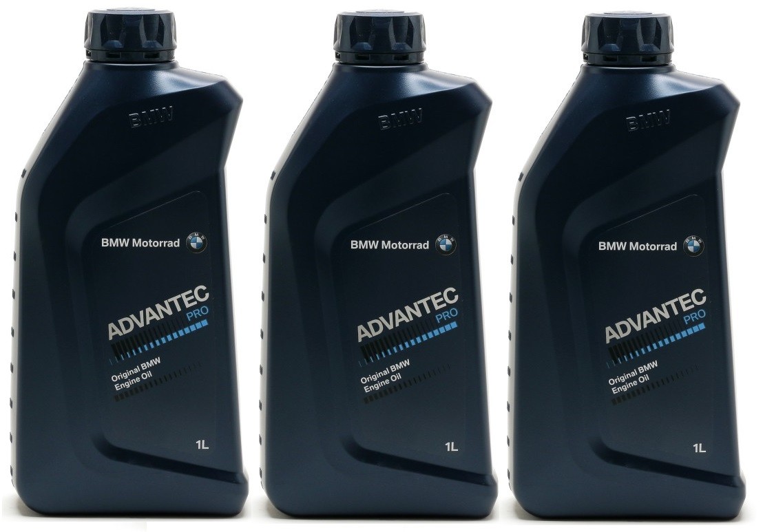 Original BMW Motorrad ADVANTEC PRO 15W-50 Motoröl 3x 1l = 3 Liter ...
