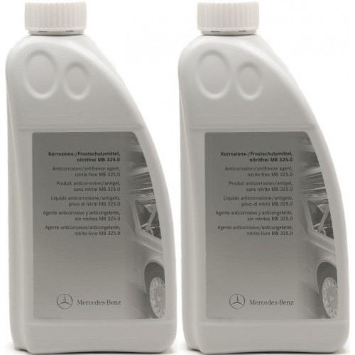 Original Mercedes-Benz Frostschutz MB 325.0 Konzentrat 1 Liter 2x1l=2 ...