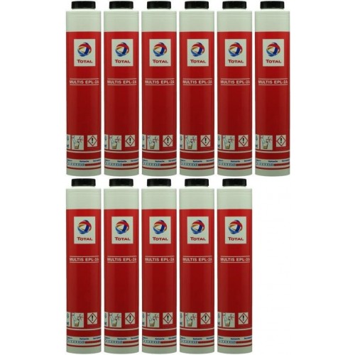 Total Multis EPL-2A Lube-Shuttle (DIN 51 825: KP2K-30) Fett Kartusche ...