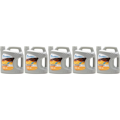 GAZPROMNEFT PREMIUM Longlife 5W-30 Motoröl 5x 4l = 20 Liter - Motoröl ...