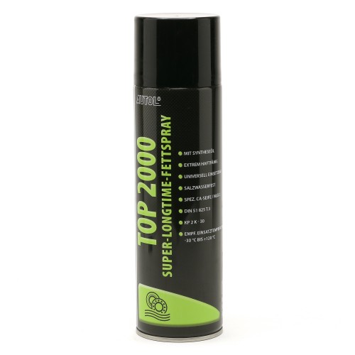 AUTOL TOP 2000 Super Longtime Fettspray See-Salzwasser Sprühfett 500ml ...