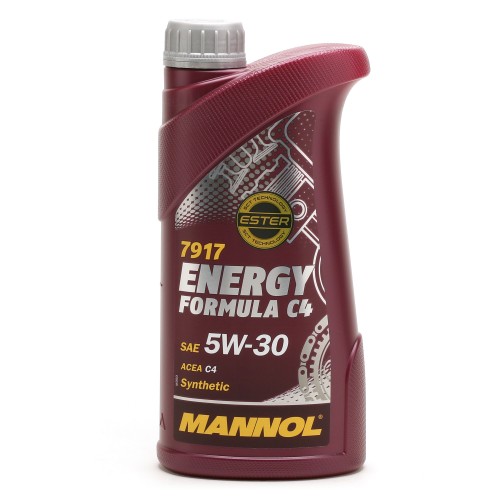 Mannol 7917 Energy Formula C4 5W-30 synthetisches Motoröl 1l Flasche ...