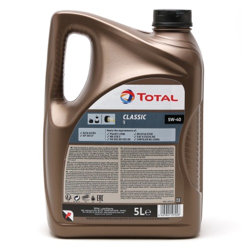 Total Classic 9 5W-40 Motoröl 5l - Motoröl günstig kaufen